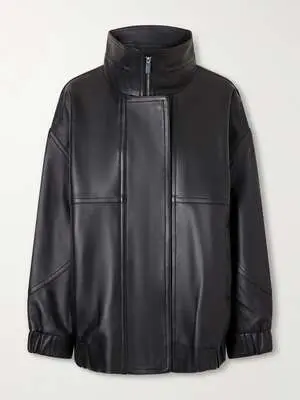 Theory Leather Jacket - Black