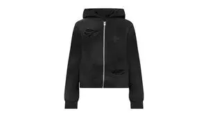VERTABRAE Matte Zip-up Hoodie