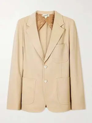 SANDERLAK Twill Blazer - Beige