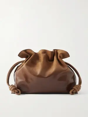 Loewe Flamenco Medium Dégradé Patent-nubuck Clutch