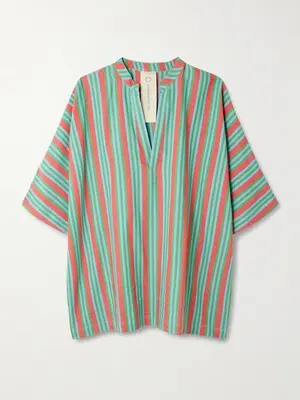 MARRAKSHI LIFE Striped Cotton Tunic - Multi