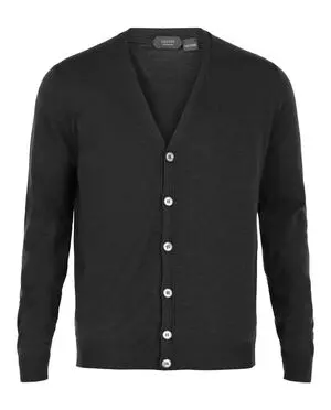 SLOWEAR Zanone Slim Fit Cardigan - Dark Grey