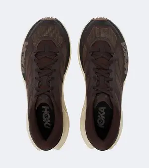 Hoka One One Mafate X Trail Running Sneakers - Brown