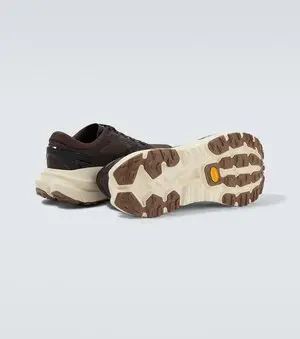 Hoka One One Mafate X Trail Running Sneakers - Brown