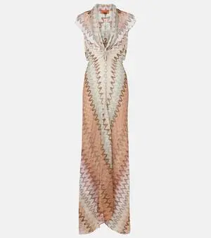 Missoni Lamé Maxi Dress - Multicoloured