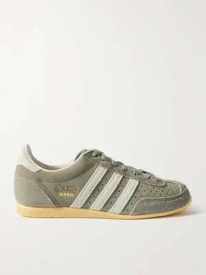 ADIDAS ORIGINALS Japan W Perforated Suede Sneakers - Gray
