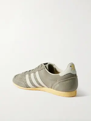 ADIDAS ORIGINALS Japan Perforated Suede Sneakers - Gray