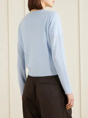 ALLUDE Cashmere V-neck Cardigan