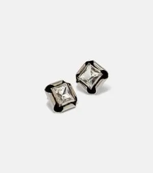 Givenchy Crystal-embellished Stud Earrings - Silver