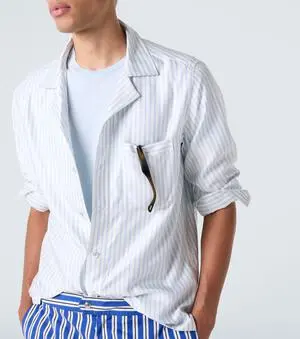 TOM FORD Cotton And Silk Jersey T-shirt - Blue