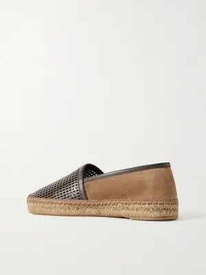 Brunello Cucinelli Bead-embellished Espadrilles