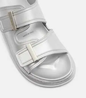 Alexander McQueen Hybrid Sandals - Silver