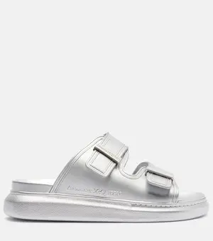 Alexander McQueen Hybrid Sandals - Silver