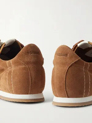 TOTEME Flex Suede Sneakers