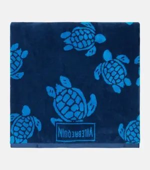 Vilebrequin Cotton Terry Jacquard Beach Towel - Blue