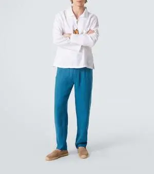 Vilebrequin Linen Tapered Trousers