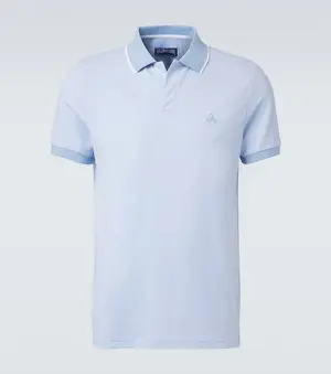 Vilebrequin Cotton Piqué Polo Shirt - Blue
