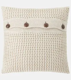 Brunello Cucinelli Cotton-blend Cushion - Beige