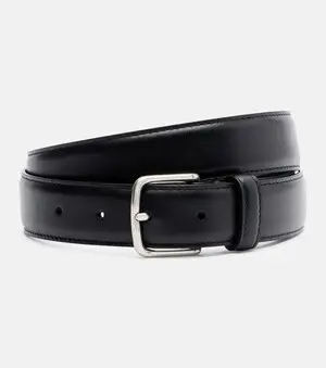 THE ROW Classic Leather Belt - Black