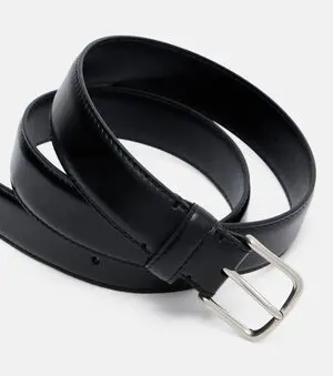 THE ROW Classic Leather Belt - Black