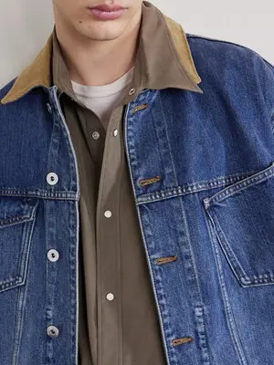 Visvim Four Corners Logo-embroidered Canvas Western Shirt