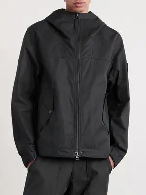 Stone Island Logo-appliquéd Hooded Parka