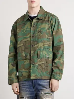 Ralph Lauren Camouflage-print Cotton-ripstop Overshirt