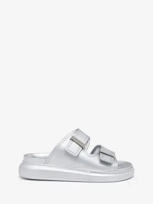 Alexander McQueen Hybrid Slide - Silver