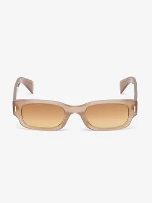 Alexander McQueen T-bar Rivet Panthos Sunglasses - Brown
