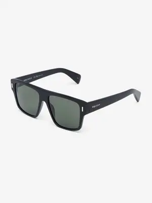 Alexander McQueen T-bar Rivet Square Sunglasses - Black