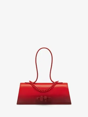 Alexander McQueen Jewelled Top Handle - Red