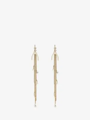 Alexander McQueen Wishbone Earrings