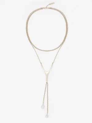 Alexander McQueen Wishbone Necklace