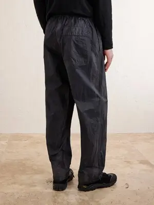 Stone Island Tapered Logo-appliquéd Reflective Nylon Trousers