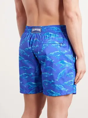 Vilebrequin Mahina Straight-leg Recycled Mid-length Swim Shorts - Blue