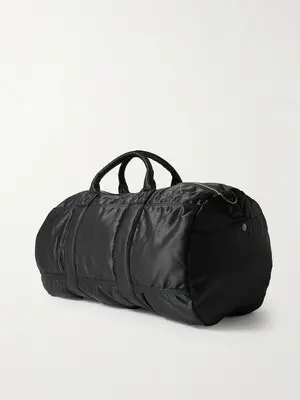 PORTER-YOSHIDA & CO Tanker Drum Nylon-twill Weekend Bag - Black