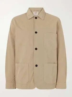 Portuguese Flannel Cotton-twill Chore Jacket - Beige