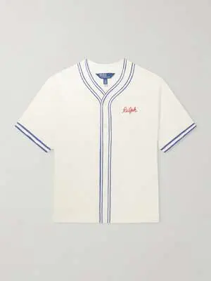 Polo Ralph Lauren Logo-embroidered Printed Cotton Shirt