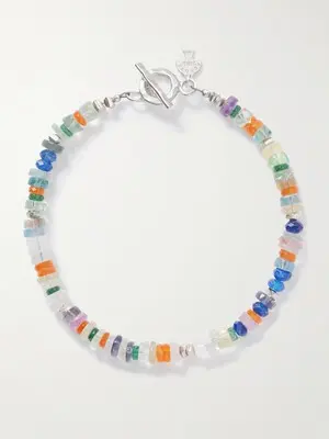 PEYOTE BIRD Tropical Camo Stone Beaded Bracelet - Multi
