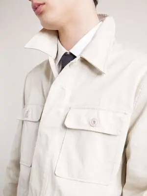 Our Legacy Unity Cotton-gabardine Field Jacket - Beige