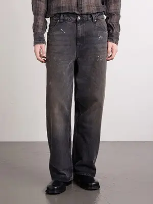 Our Legacy Vast Cut Wide-leg Jeans - Black