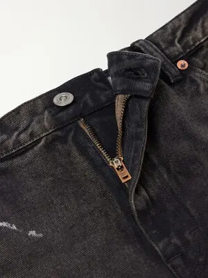 Our Legacy Vast Cut Wide-leg Jeans - Black