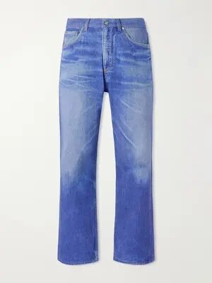 Our Legacy Third Cut Straight-leg Printed Jeans - Blue