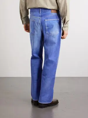 Our Legacy Third Cut Straight-leg Printed Jeans