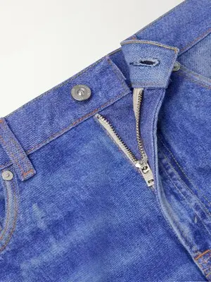 Our Legacy Third Cut Straight-leg Printed Jeans
