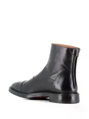 ALBERTO FASCIANI Leather Zip Boots
