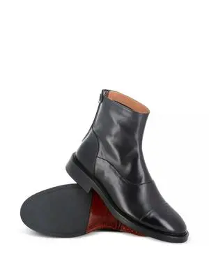 ALBERTO FASCIANI Leather Zip Boots