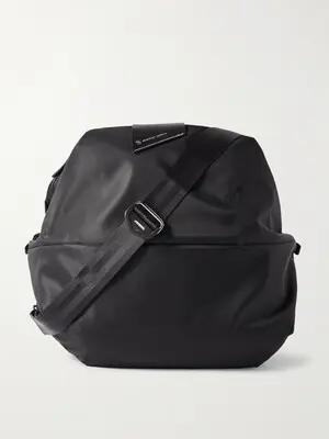 MASTER-PIECE CO Cocoon Leather-trimmed Recycled Nylon Weekend Bag