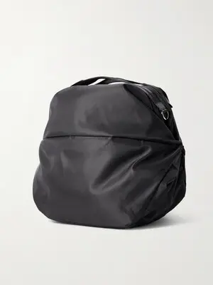 MASTER-PIECE CO Cocoon Leather-trimmed Recycled Nylon Weekend Bag