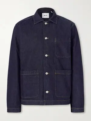 Nn07 Morgan 1843 Denim Overshirt - Blue